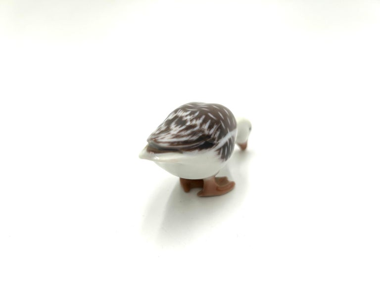 Small Porcelain Figurine "Goose", Bing and Grondahl, Denmark, 1980s For ...