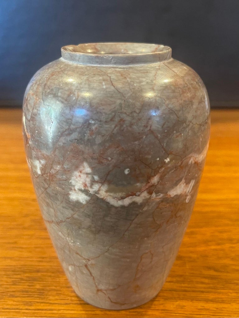 Small Post-Modern Italian Marble Vase For Sale at 1stDibs