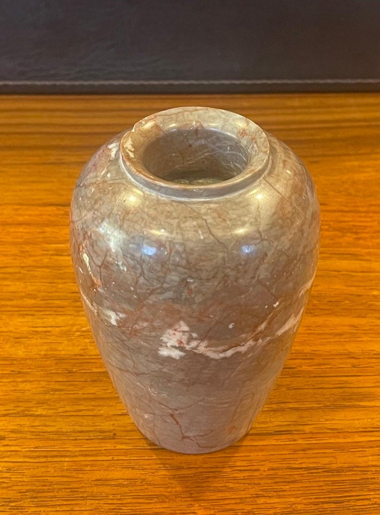 Small Post-Modern Italian Marble Vase For Sale at 1stDibs