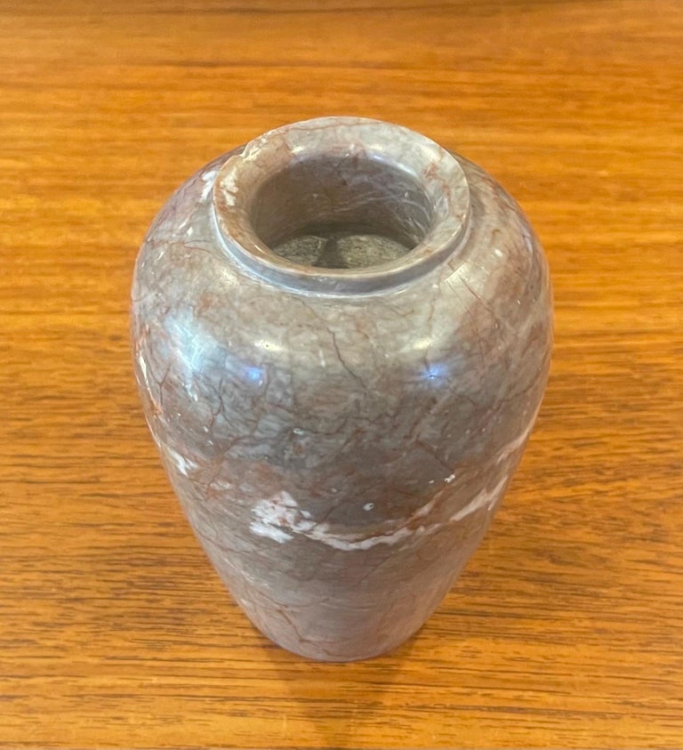 Small Post-Modern Italian Marble Vase For Sale at 1stDibs