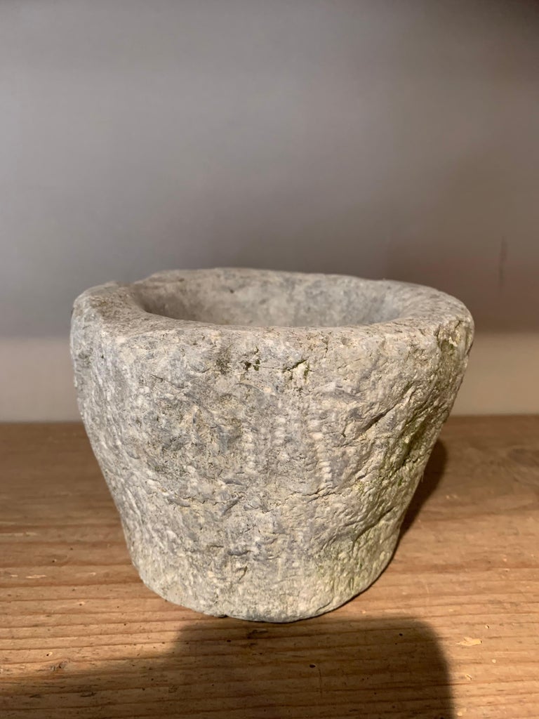 Small Primtive Mortar For Sale at 1stDibs