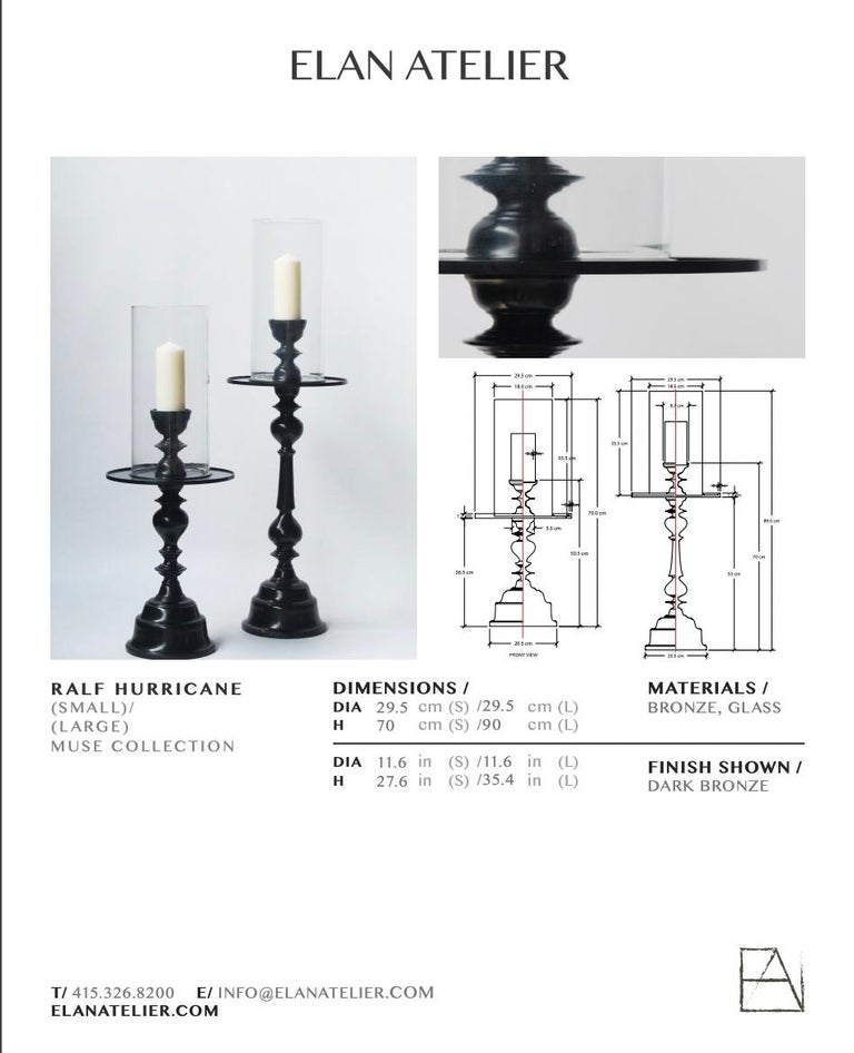 Small Ralf Hurricane in Cast Bronze by Elan Atelier in Stock For Sale ...