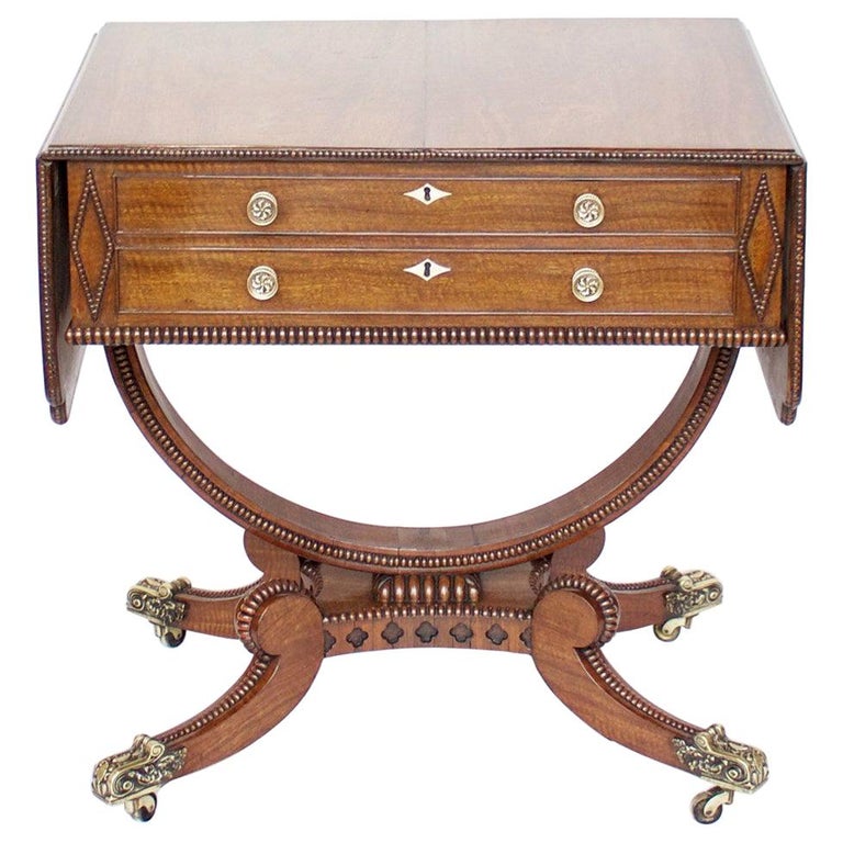 Small Regency Sofa Table, Rosewood and Mahogany, circa 1815 For Sale at ...