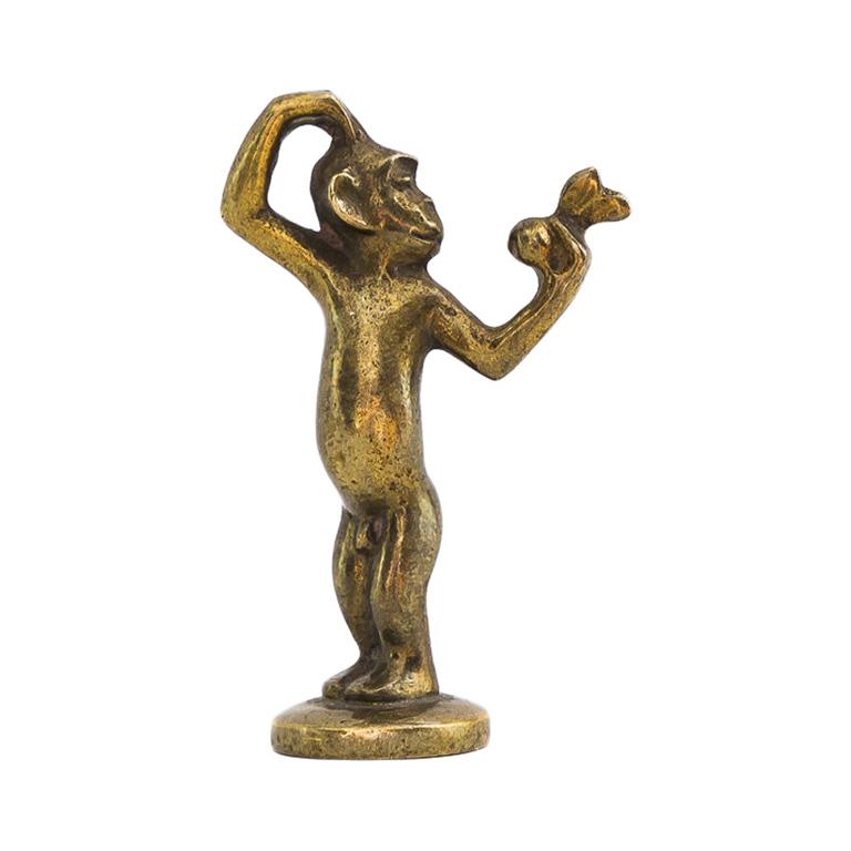 Small Richard Rohac Monkey Figurine, circa 1950s For Sale at 1stDibs