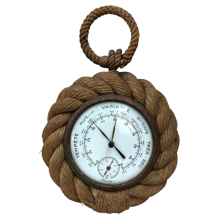 Small Rope Barometer Adrien Audoux and Frida Minet, circa 1960 For Sale ...