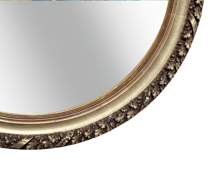 Small Round Accent Mirror For Sale at 1stDibs