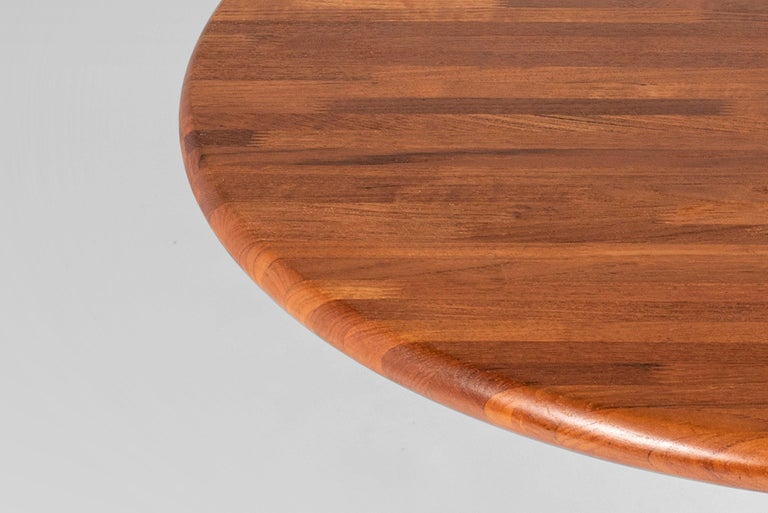 Small Round / Kitchenette Dining Table by Tarm Stole-Og in Solid Teak ...