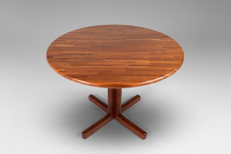 Small Round / Kitchenette Dining Table by Tarm Stole-Og in Solid Teak ...