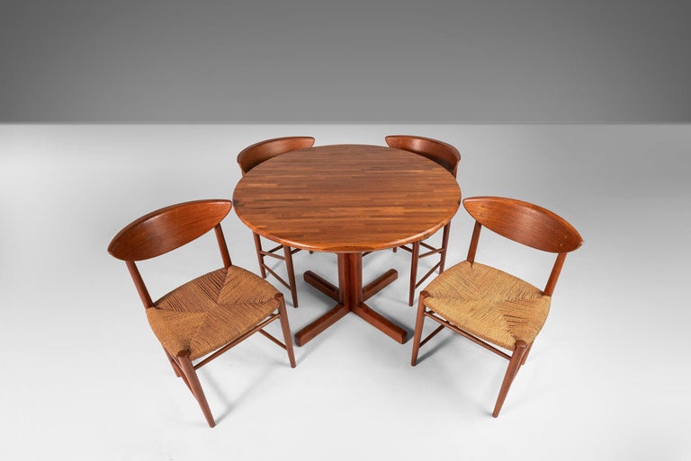 Small Round / Kitchenette Dining Table by Tarm Stole-Og in Solid Teak ...