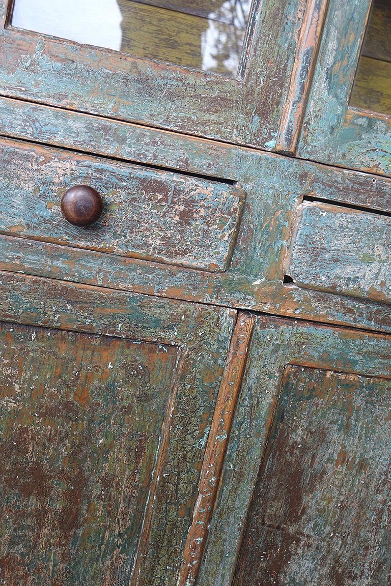 Small Rustic Farm Cupboard at 1stDibs