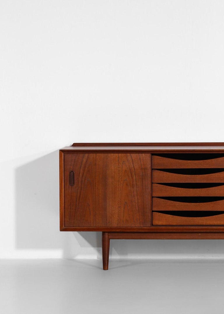 Small Scandinavian Sideboard by Arne Vodder Danish Teak Danish Design ...