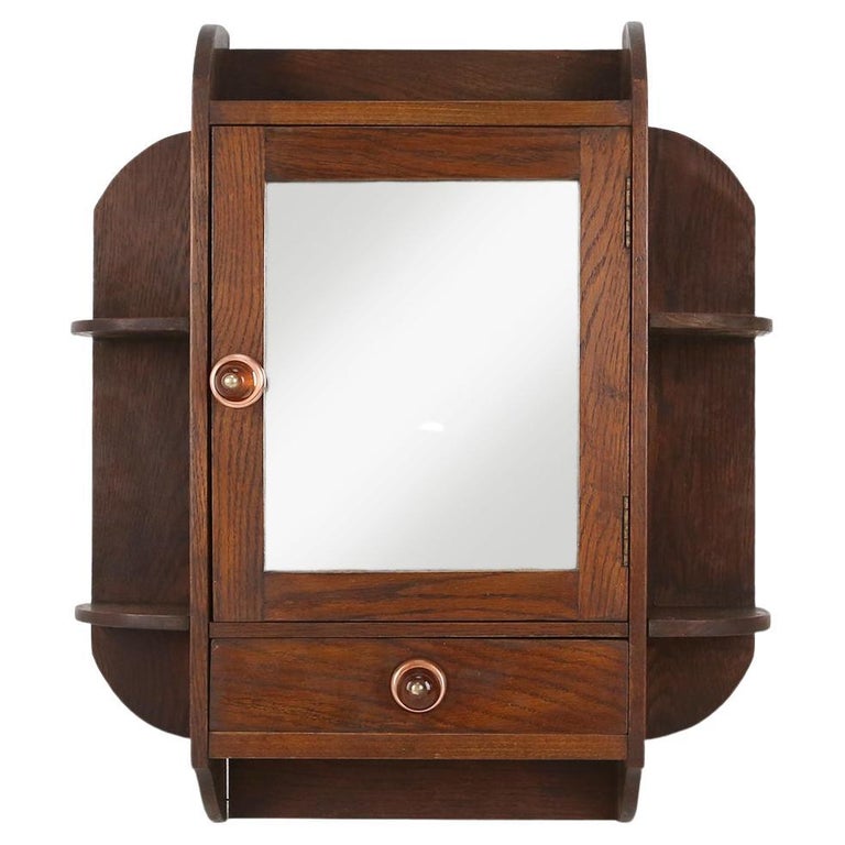 Small Shaving Cabinet 1940's For Sale at 1stDibs