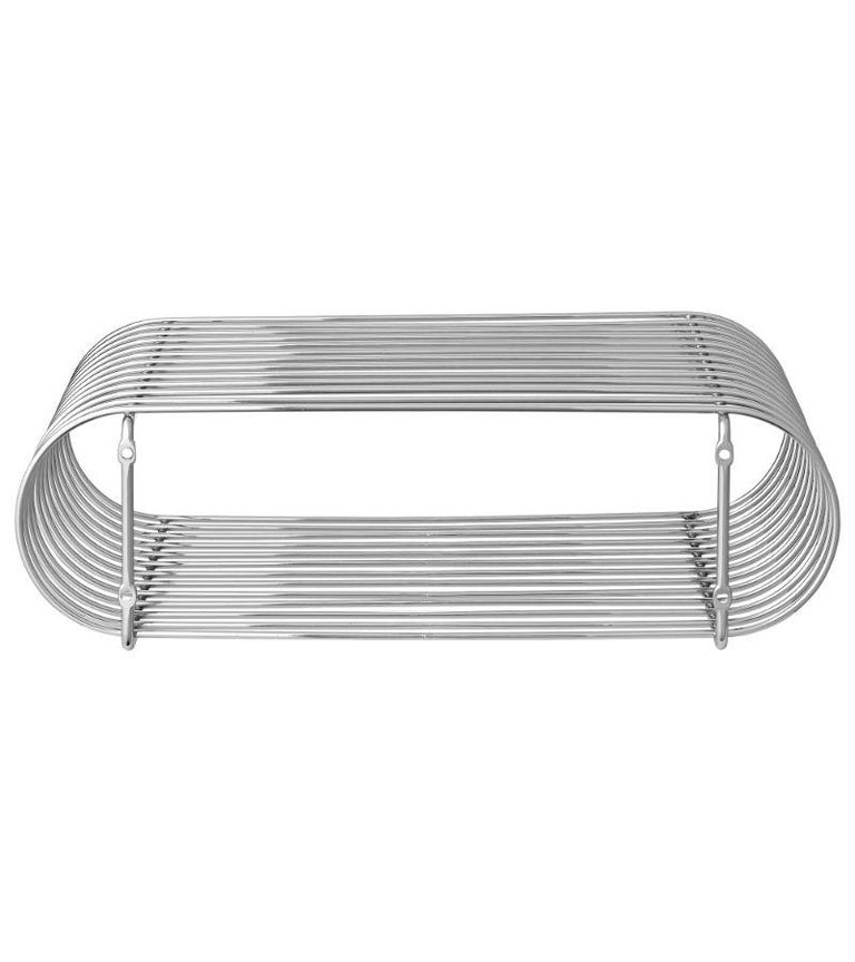Small Silver Contemporary Shelf For Sale at 1stDibs