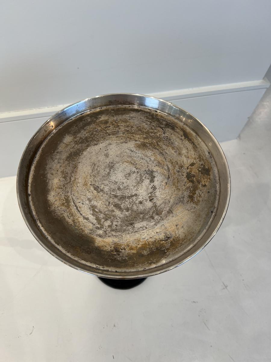 Small Silver Plate Table For Sale at 1stDibs