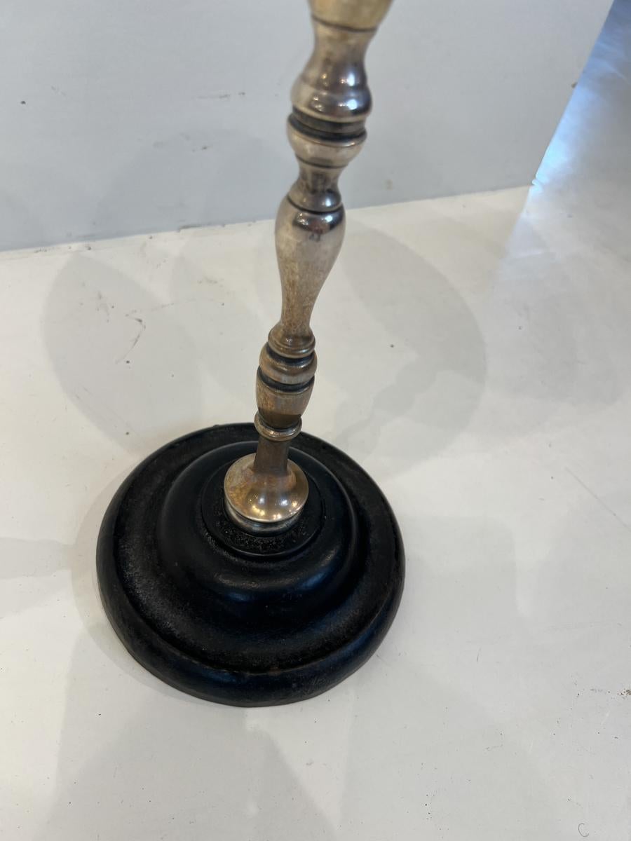 Small Silver Plate Table For Sale at 1stDibs
