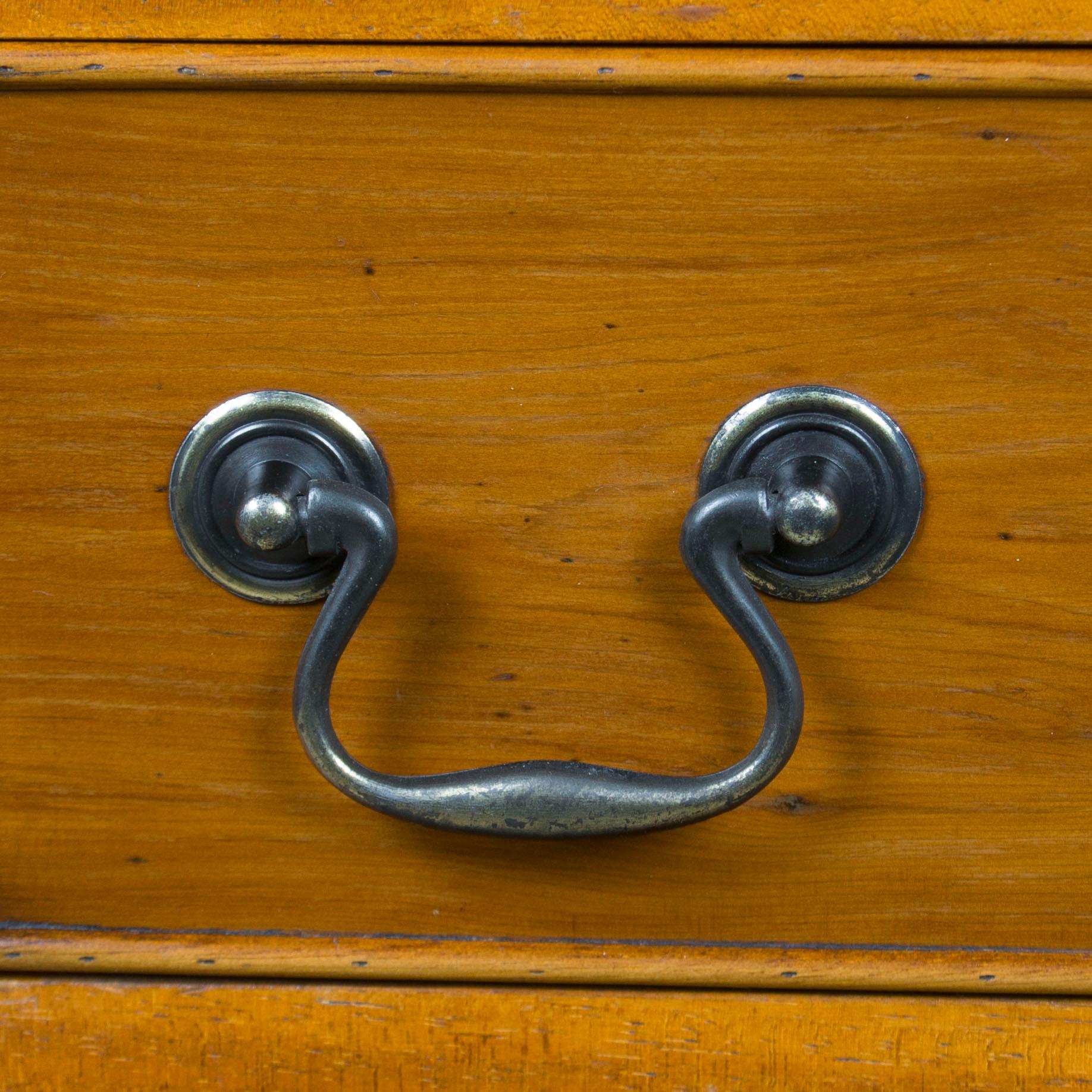 Small Slant Front Yew Wood Bureau Butlers Desk Secretaire For Sale at ...