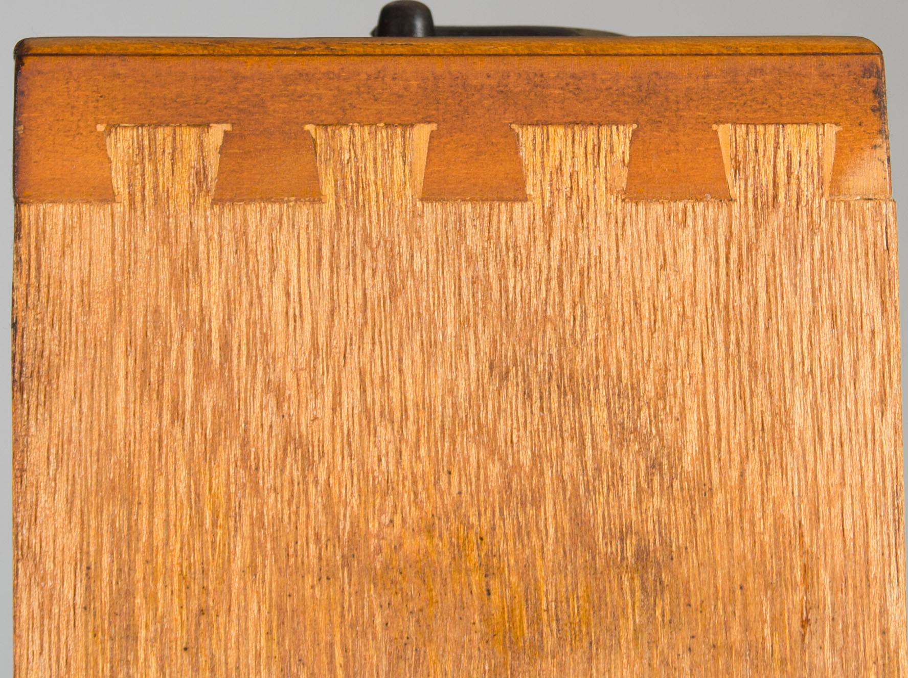 Small Slant Front Yew Wood Bureau Butlers Desk Secretaire For Sale at ...