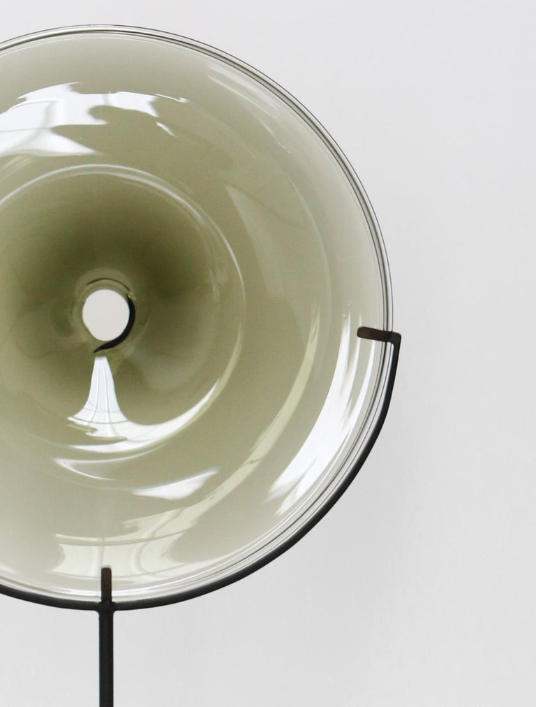 Small Smoke Grey Pool Sculpture by SkLO For Sale at 1stDibs