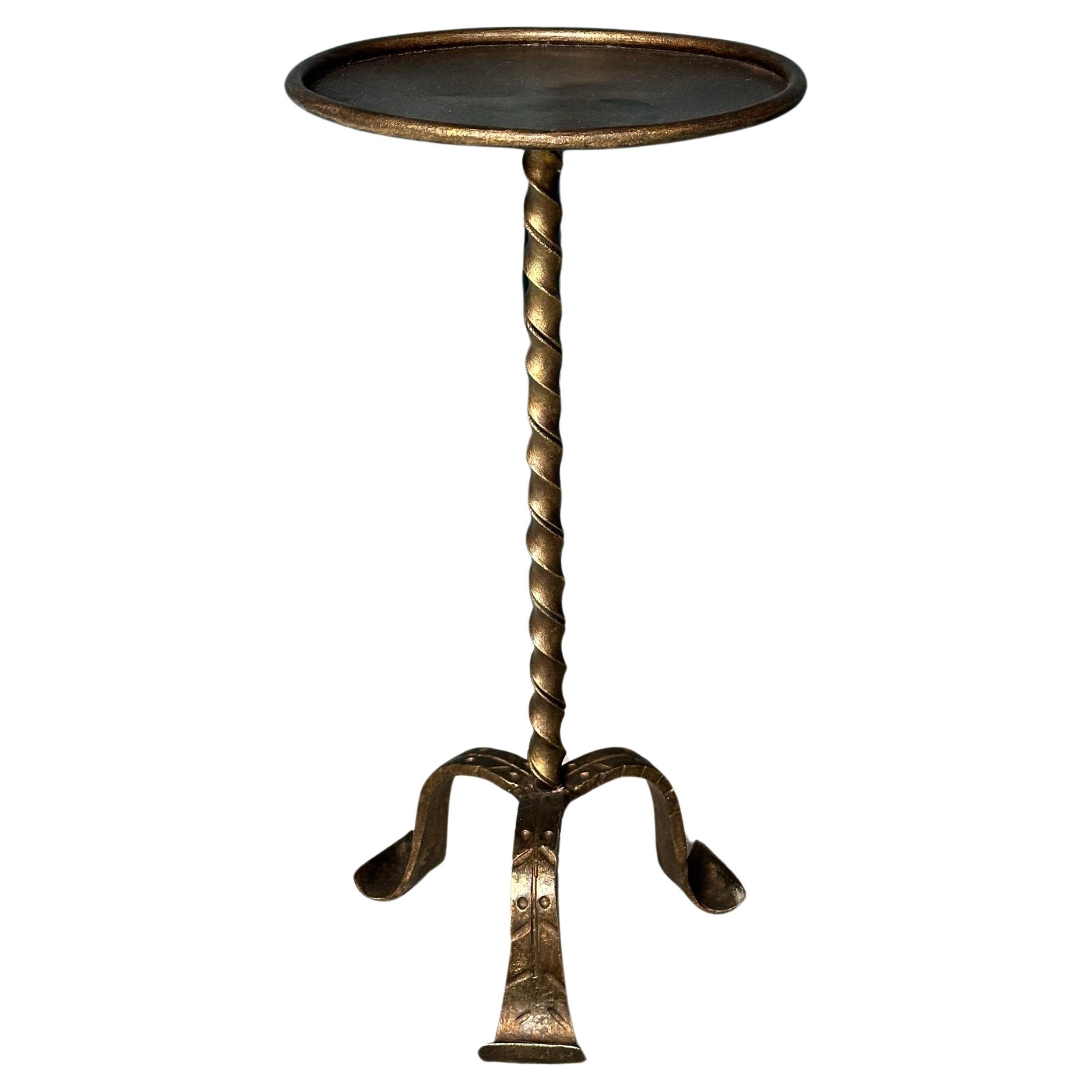 Cannes French Inspired Small Iron Drink Table in Iron Finish at 1stDibs ...