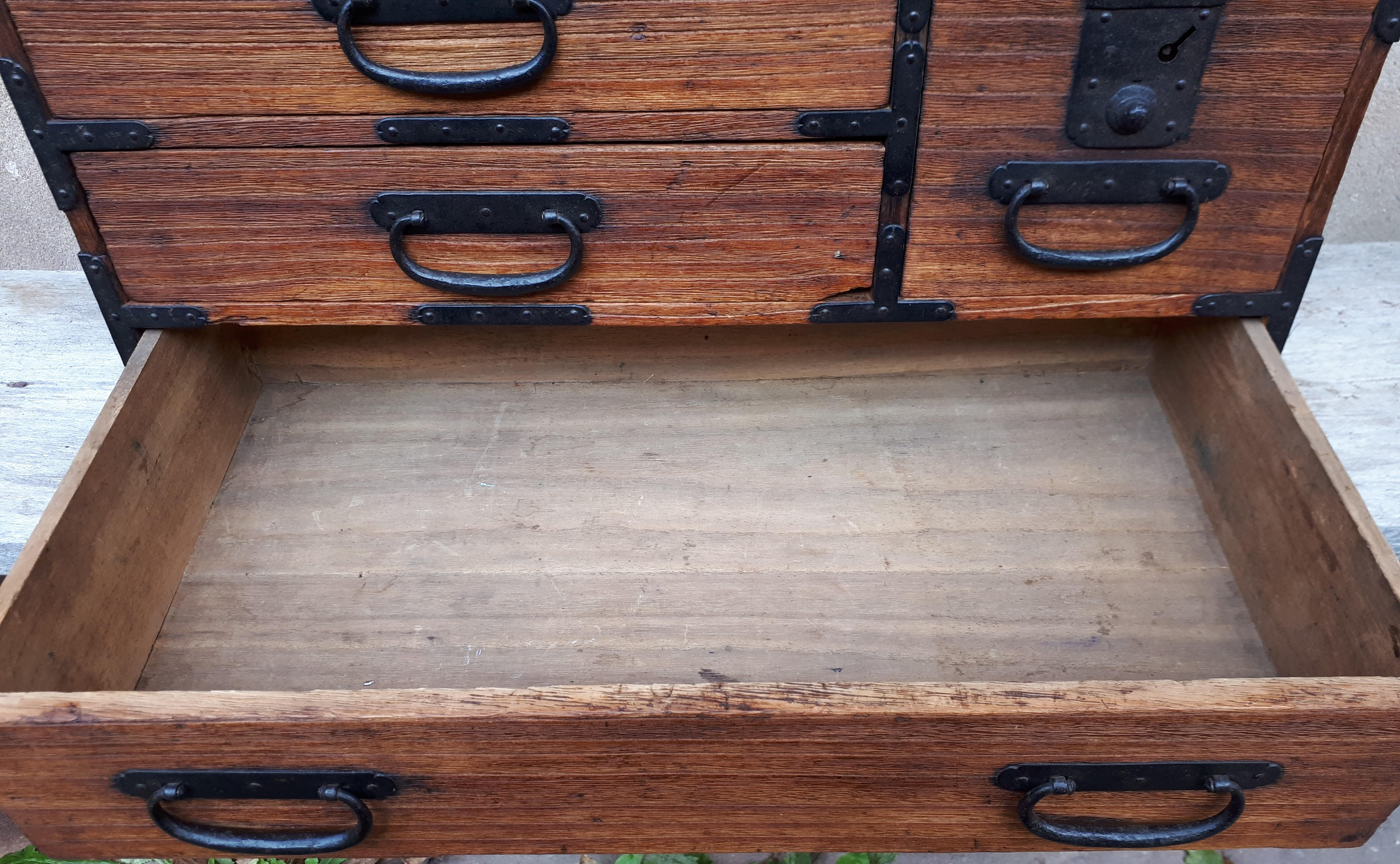 Small Tansu Japanese Cabinet, Japan Meiji Era at 1stDibs | small tansu ...