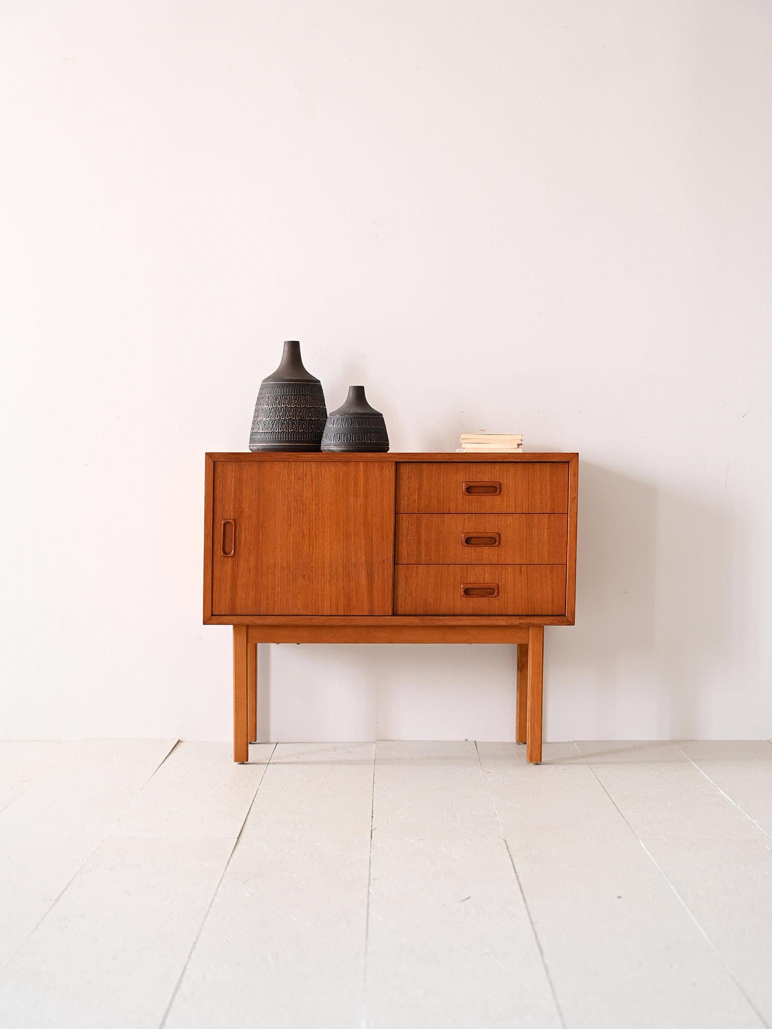 Small teak sideboard at 1stDibs