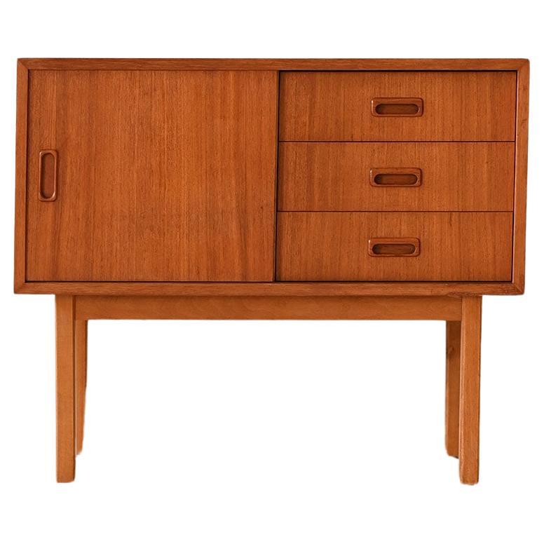 Small teak sideboard at 1stDibs