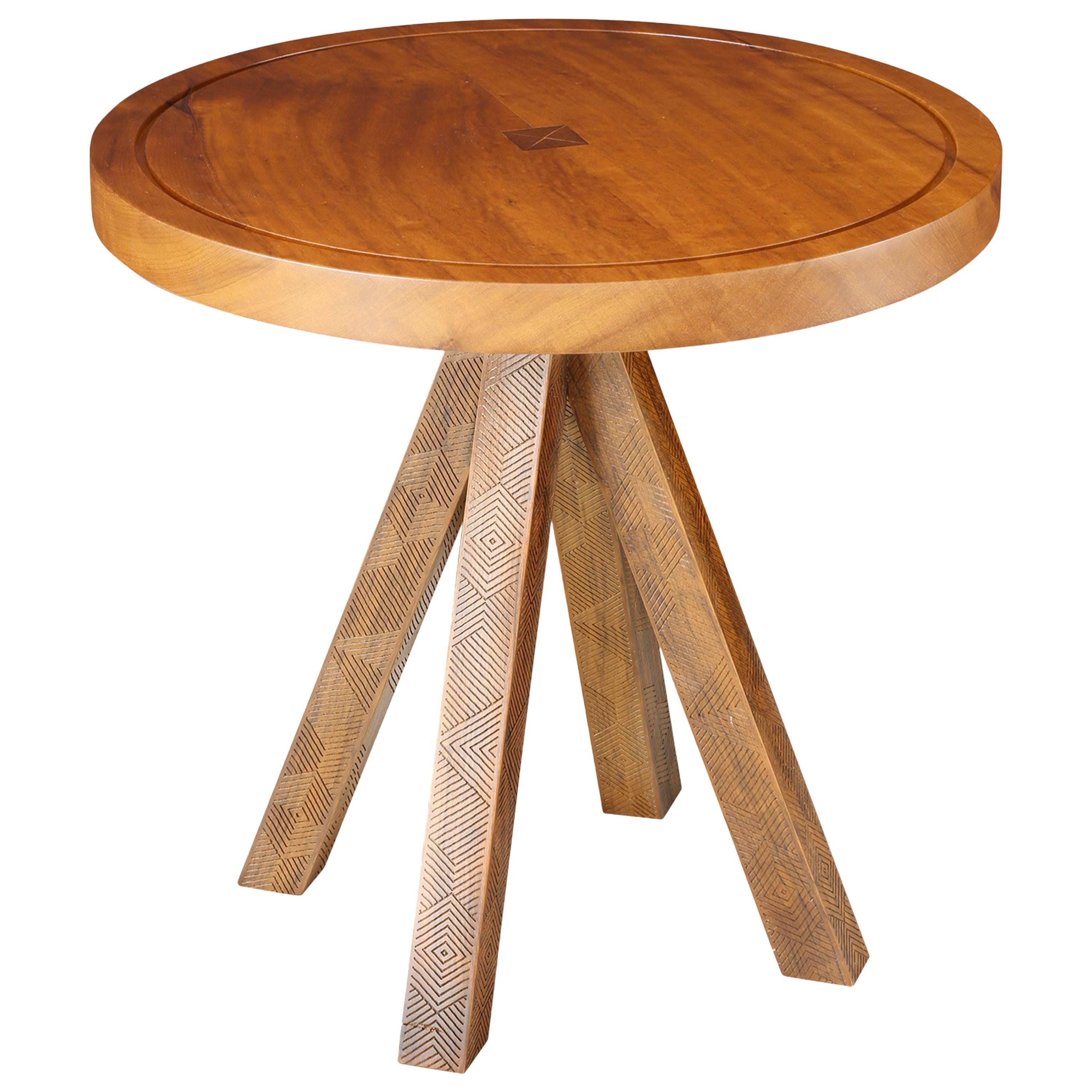 Brazilian Contemporary Café Side Table in Brazilian Hardwood For Sale ...