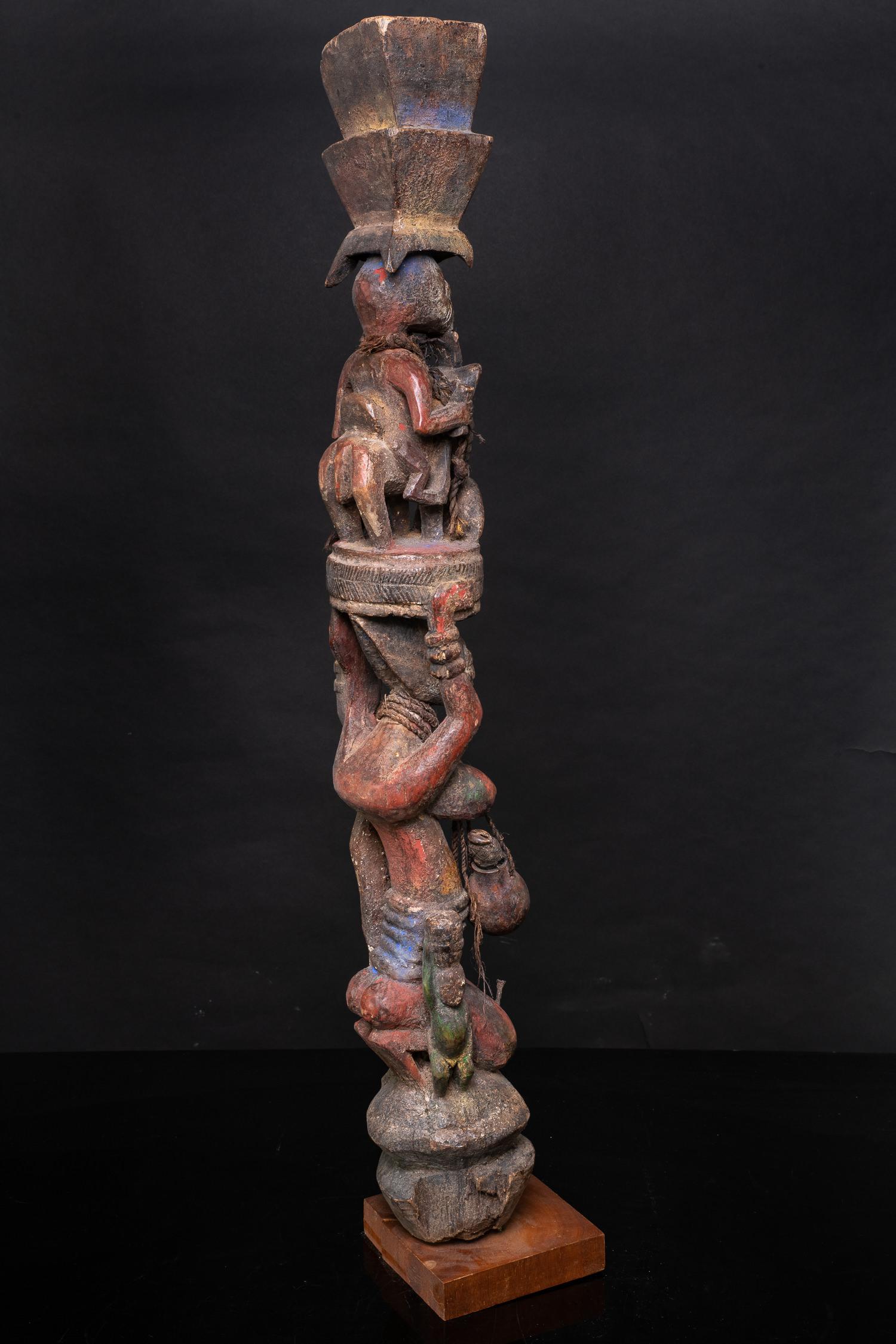 Small Veranda Post, Yoruba People, Nigeria For Sale at 1stDibs