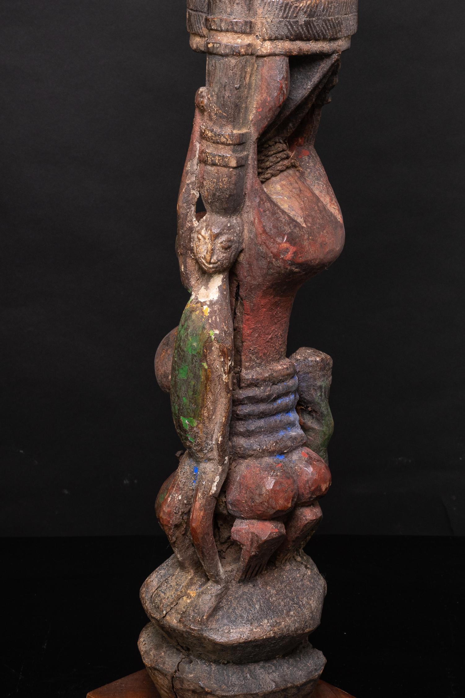 Small Veranda Post, Yoruba People, Nigeria For Sale at 1stDibs