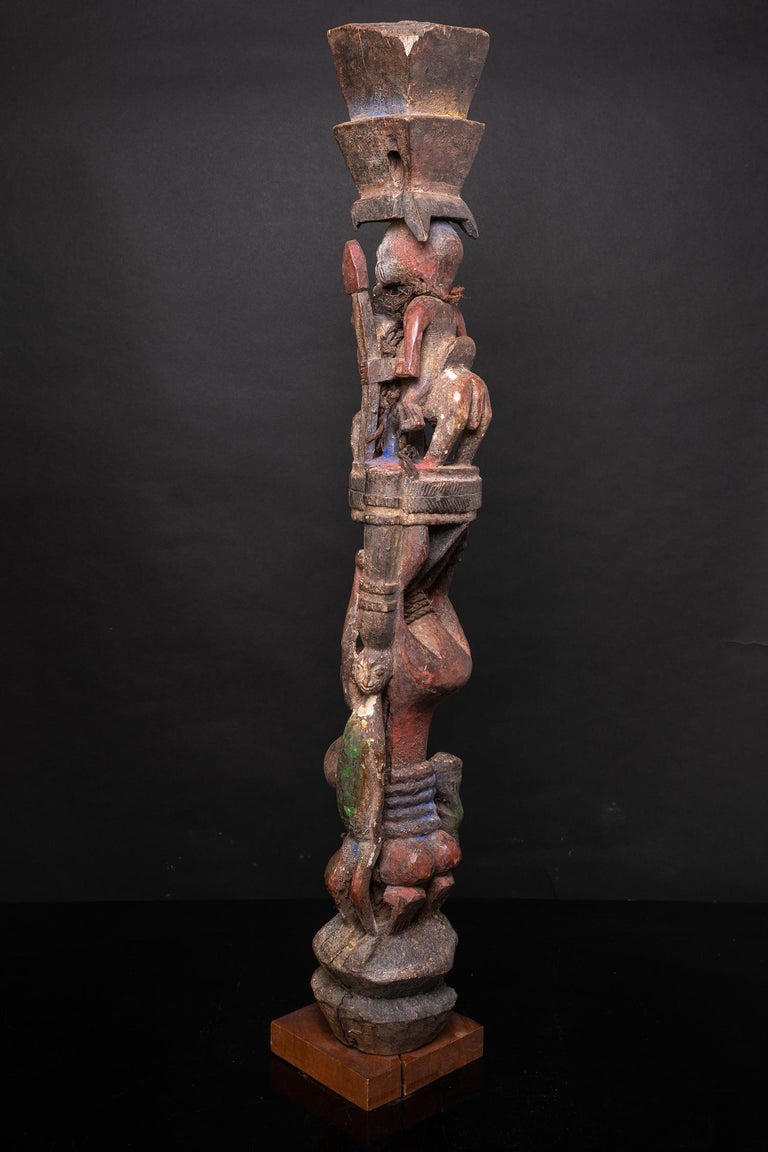 Small Veranda Post, Yoruba People, Nigeria For Sale at 1stDibs