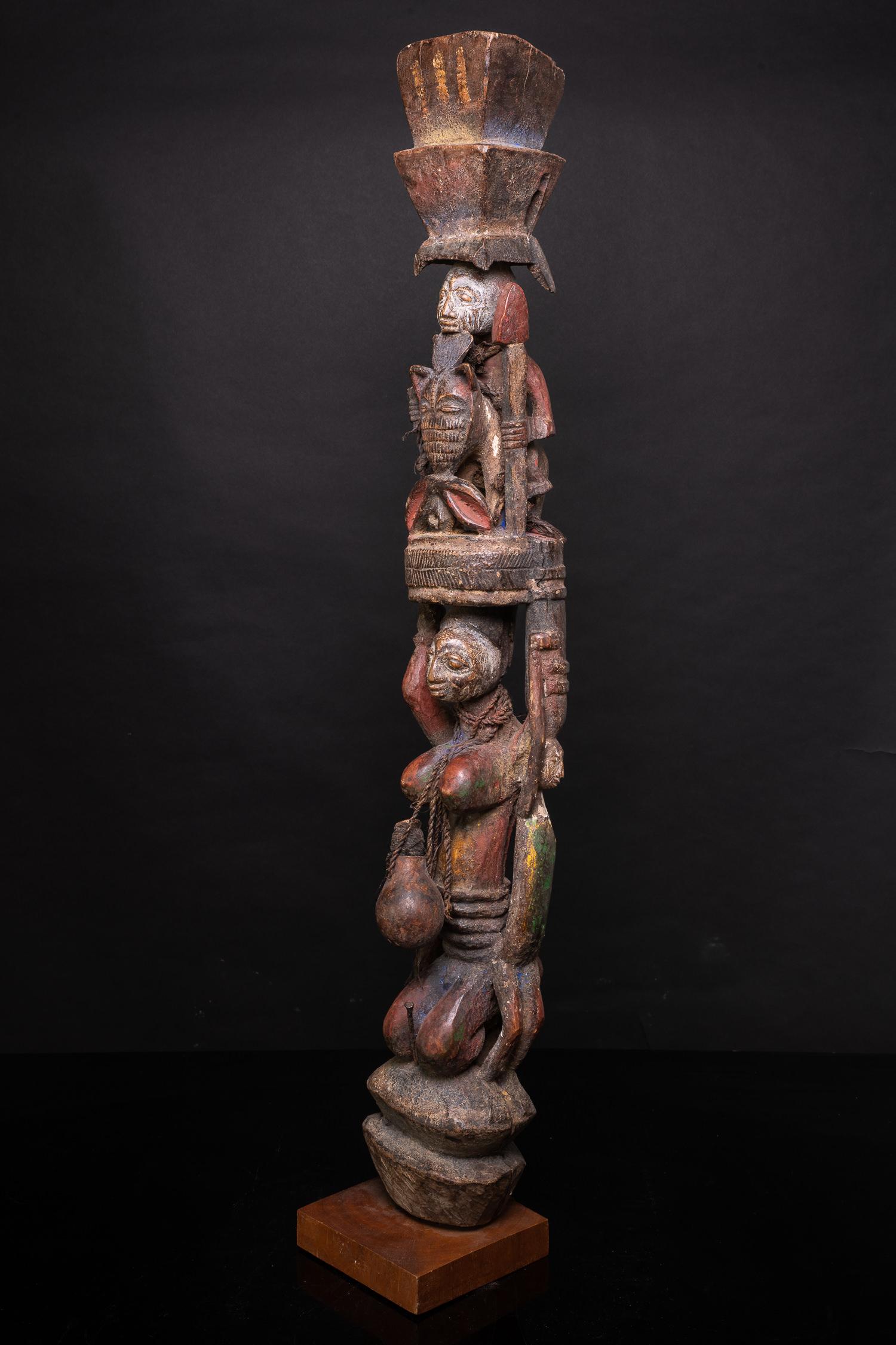Small Veranda Post, Yoruba People, Nigeria For Sale at 1stDibs