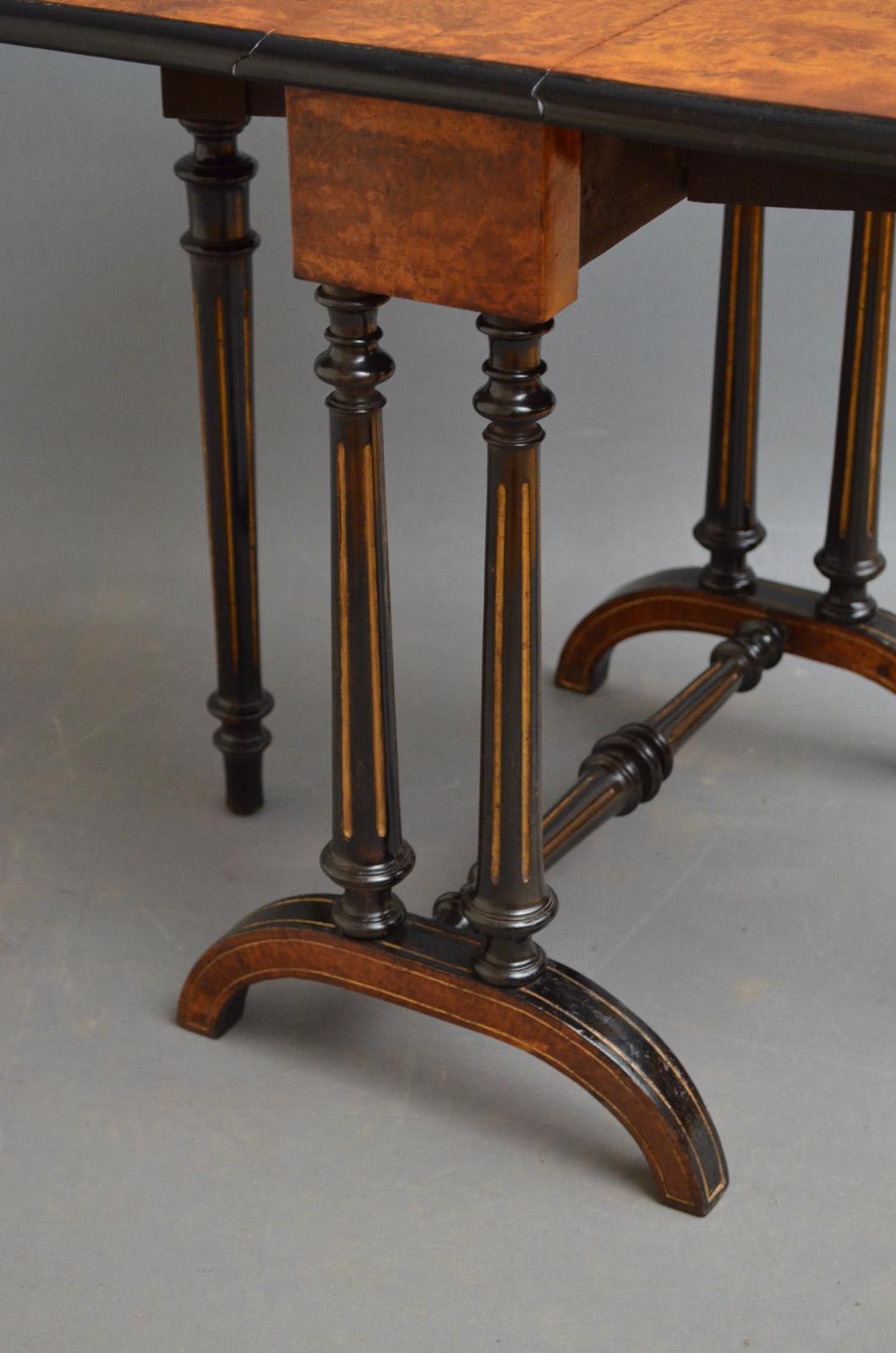 Small Victorian Sutherland Table at 1stDibs | small victorian table ...
