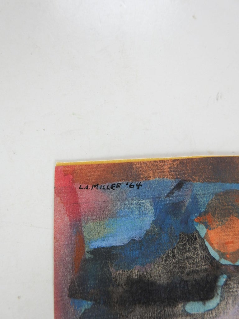 Small Vintage 1930's Abstract Painting For Sale at 1stDibs