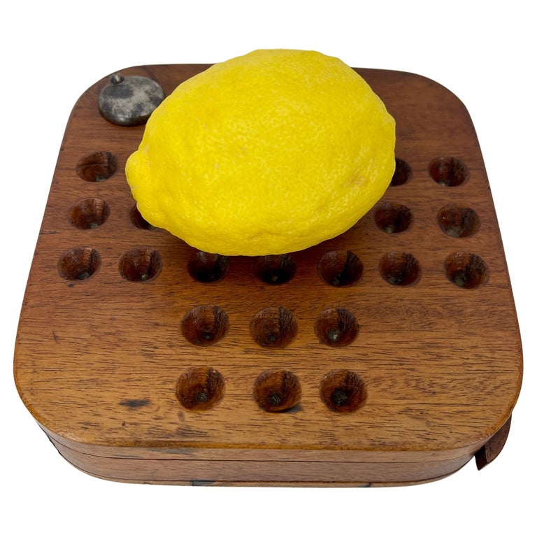 Small Vintage Chinese Checkers Board Game With 31 Glass Balls For Sale ...