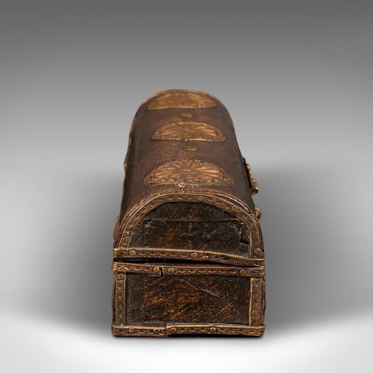 Small Vintage Dome Topped Box, Indian, Desk Tidy, Pen Case, Art Deco ...