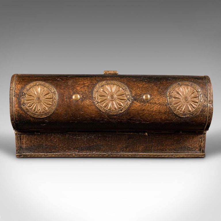 Small Vintage Dome Topped Box, Indian, Desk Tidy, Pen Case, Art Deco ...