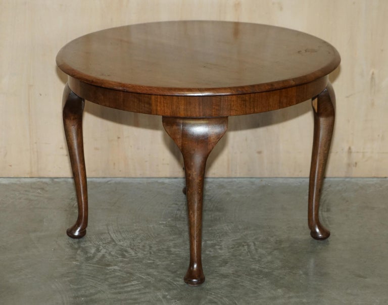 Small Vintage English Oak Coffee Table with Nice Cabriole Legs Lovely ...