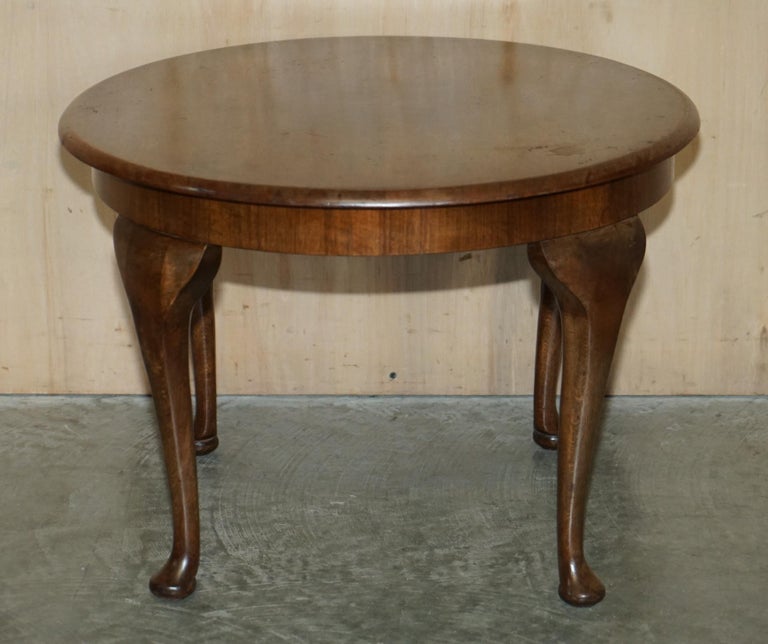 Small Vintage English Oak Coffee Table with Nice Cabriole Legs Lovely ...