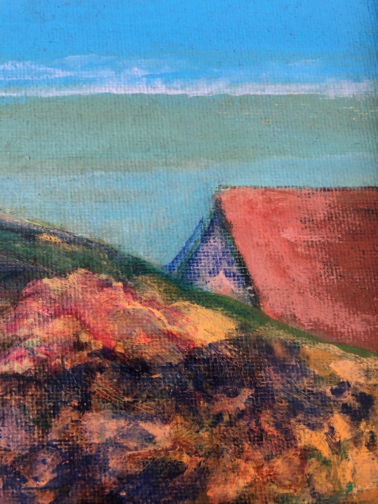 Small Vintage Landscape Oil Painting, Arbor Hill by Mary Thelander at ...