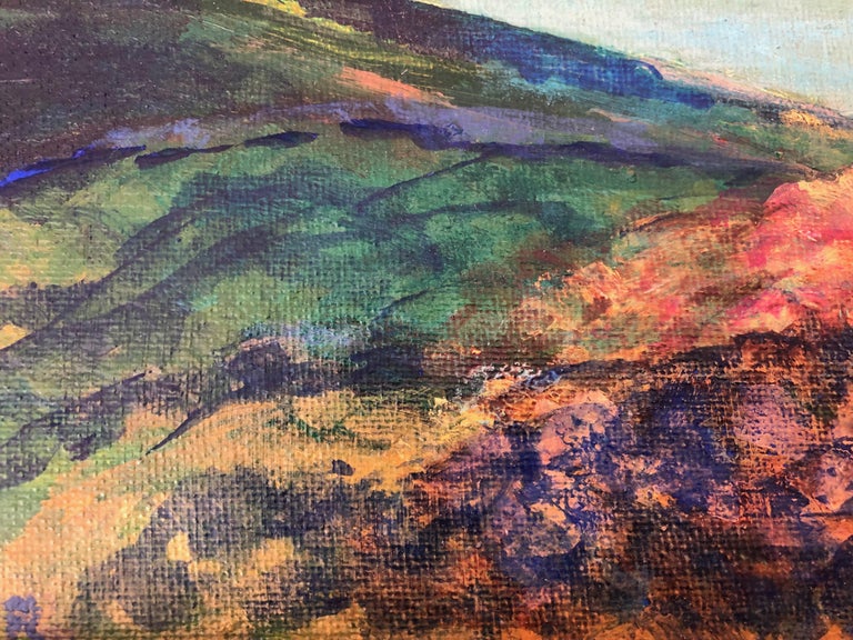 Small Vintage Landscape Oil Painting, Arbor Hill by Mary Thelander at ...