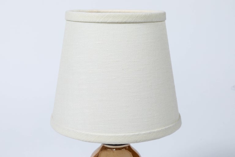 Small Vintage Lusterware Lamp at 1stDibs