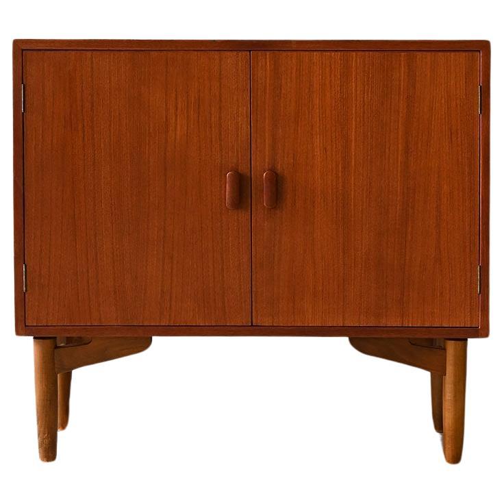 Small vintage sideboard with teak doors For Sale at 1stDibs