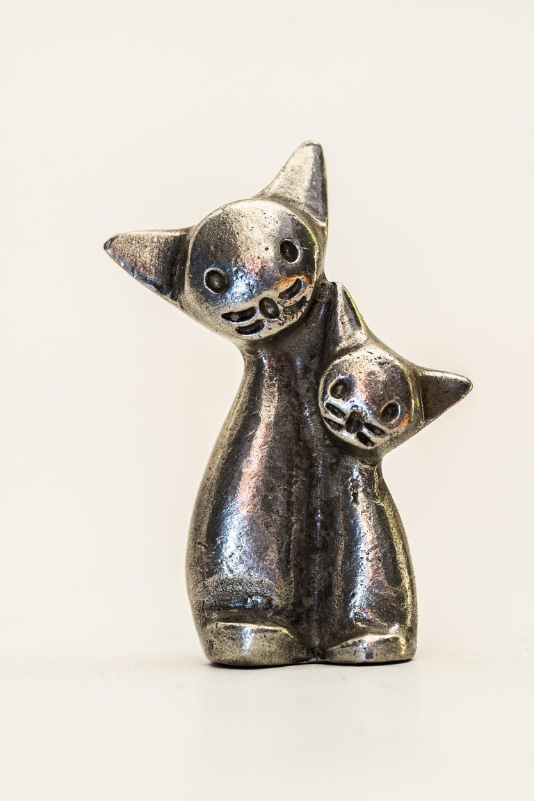 Small Walter Bosse Cat Figurine Around 1950s, 'Marked' For Sale at 1stDibs