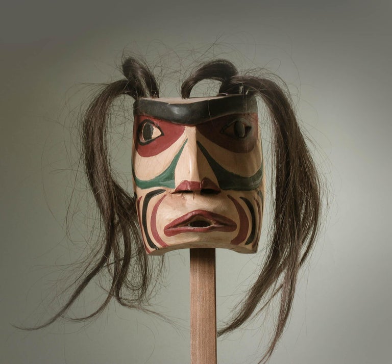 Small Warrior Spirit Mask, Northwest Coast by Charlie Mickey, Nootka ...