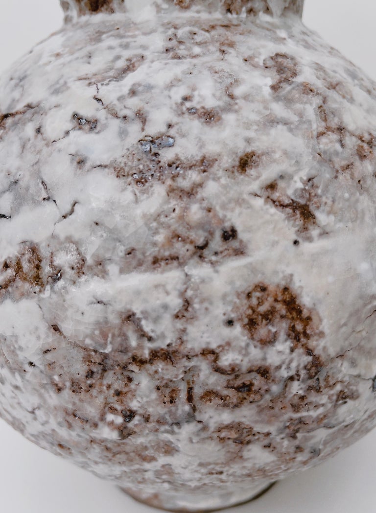 Small White Rituals Vase by Lisa Geue For Sale at 1stDibs