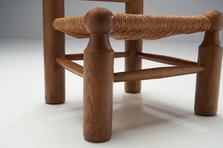 Small Wood and Wicker Chair by a European Cabinetmaker, Europe, Ca ...