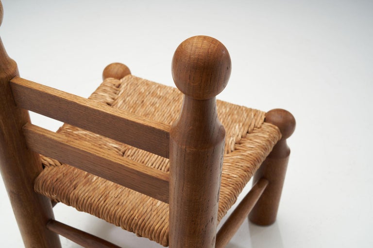 Small Wood and Wicker Chair by a European Cabinetmaker, Europe, Ca ...