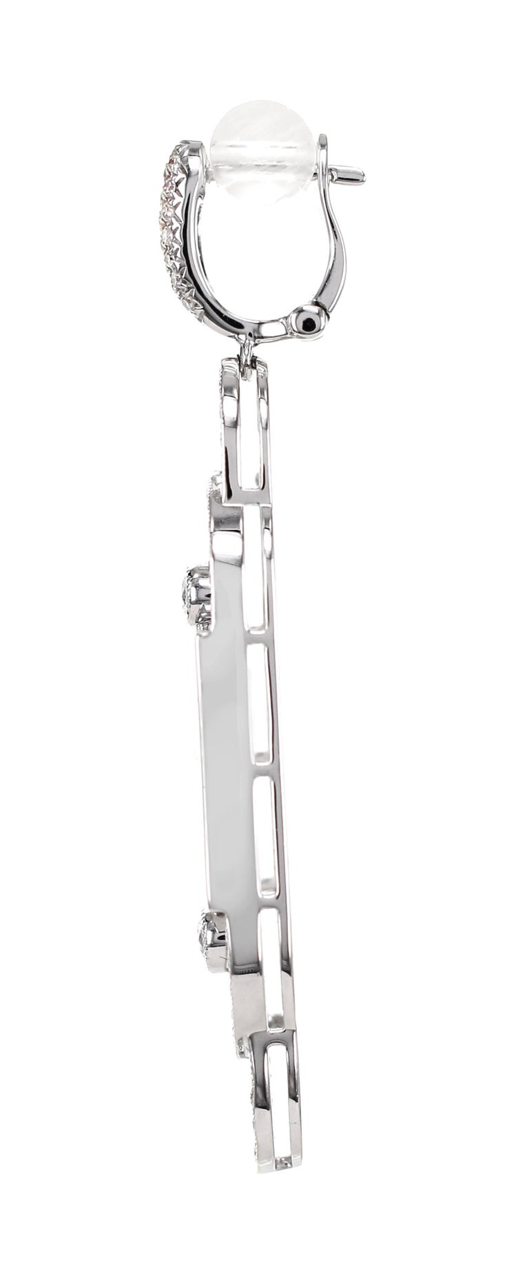 Smartphone 'RBG' Tri Color Dangle Earring For Sale at 1stDibs