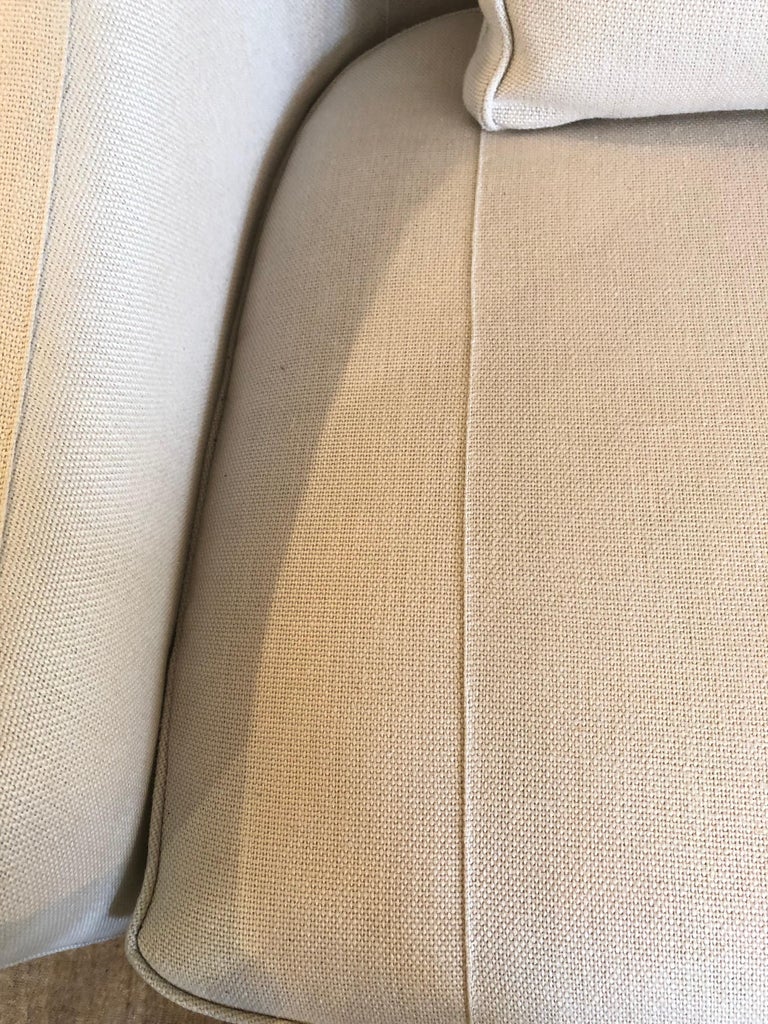 Smashing off White Upholstered Sofa by Baker at 1stDibs