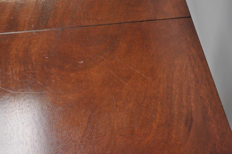 Smith and Watson Solid Mahogany Chippendale Style Flip-Top Server Bar ...